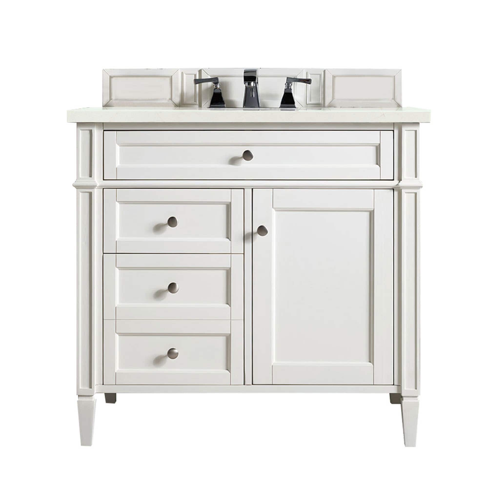 James Martin Vanities Brittany 36" Single Vanity, Smokey Celadon - Bed Bath & Beyond - 37722858